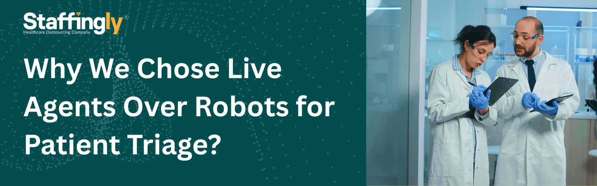 live agents vs AI for patient triage